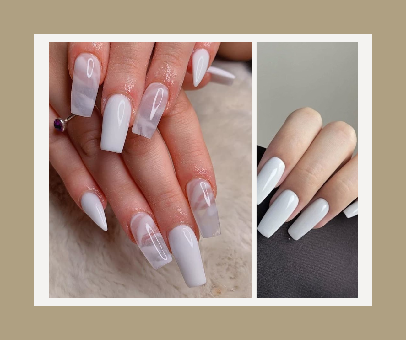 TOP 20 Beautiful, Simple, and Elegant White Rice Nail Designs in 2024 ...
