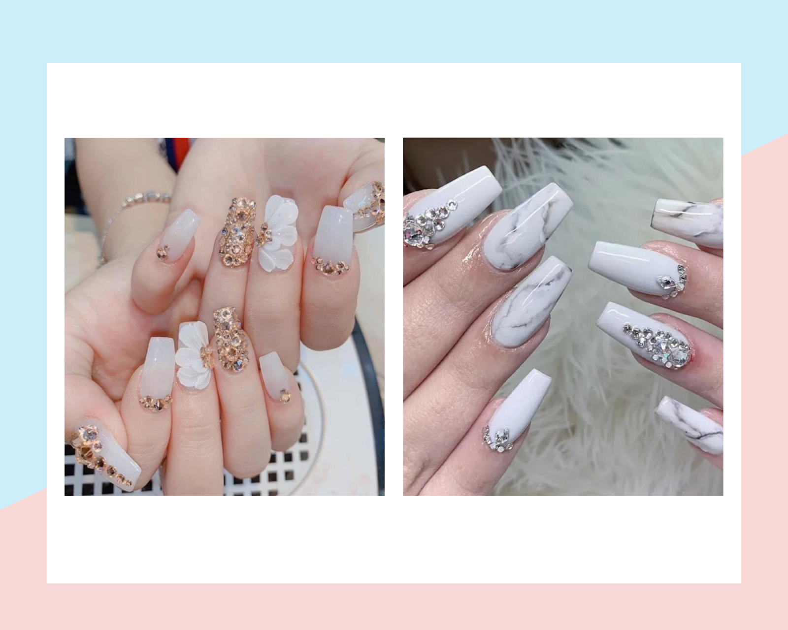 TOP 20 Beautiful, Simple, and Elegant White Rice Nail Designs in 2024 ...
