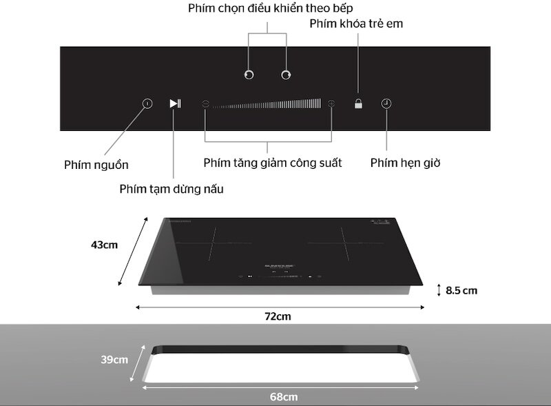 Top 6 Popular Sunhouse Induction Cooktops Today | Mytour.vn