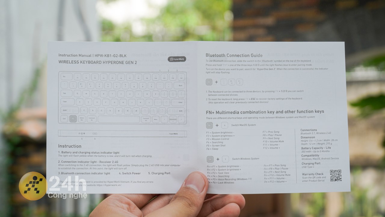 Overall, the Hyperwork HyperOne Gen 2 keyboard comes with all the ...