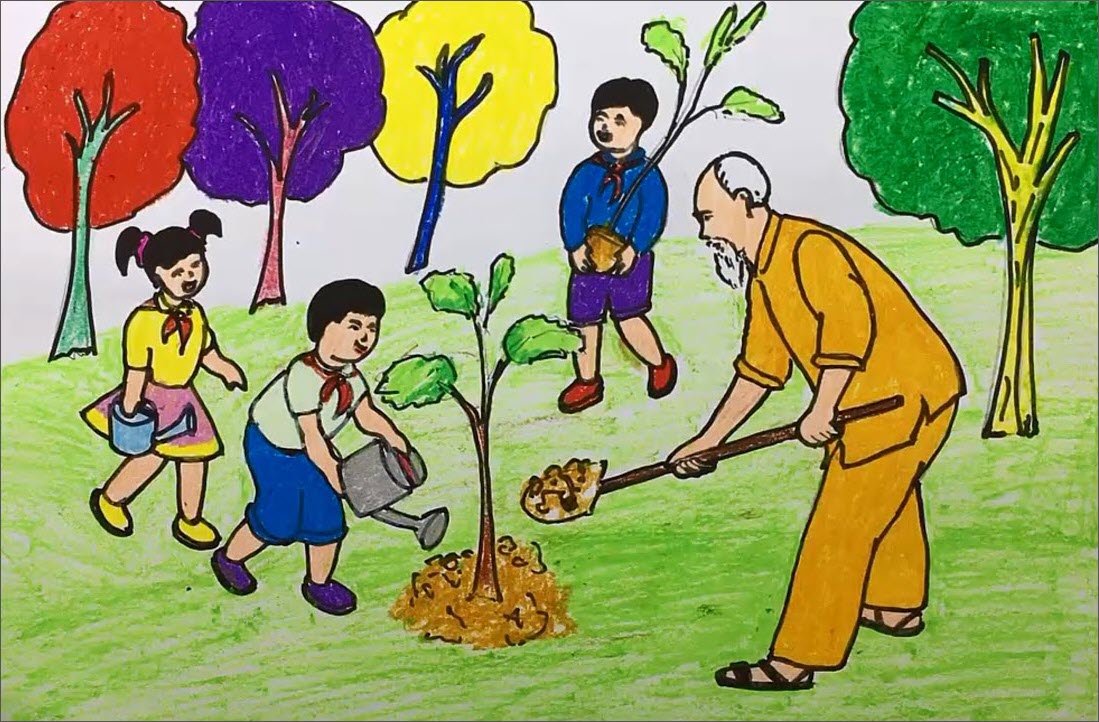 Paintings of Uncle Ho, the most beautiful depictions of Uncle Ho