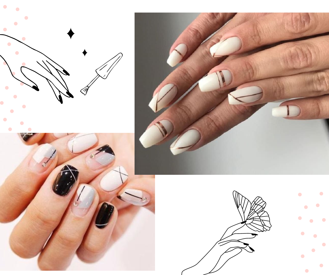 TOP 20 Beautiful, Simple, and Elegant White Rice Nail Designs in 2024 ...