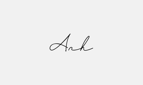 The Most Beautiful Signature for the Name Anh