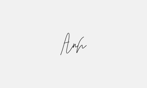 The Most Beautiful Signature for the Name Anh