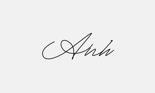 The Most Beautiful Signature for the Name Anh