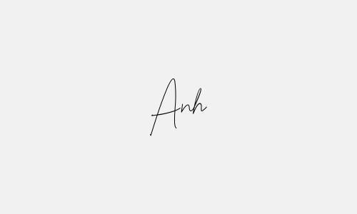 The Most Beautiful Signature for the Name Anh