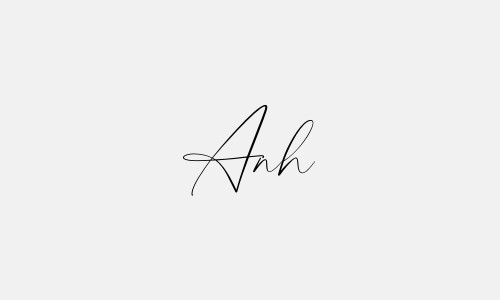 The Most Beautiful Signature for the Name Anh