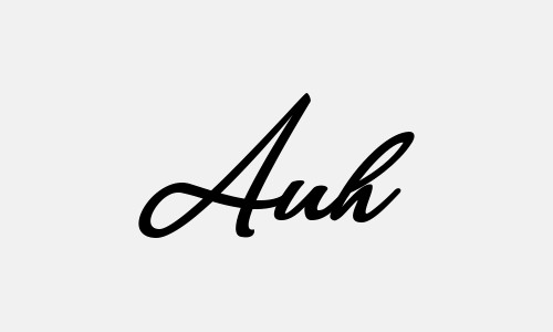 The Most Beautiful Signature for the Name Anh