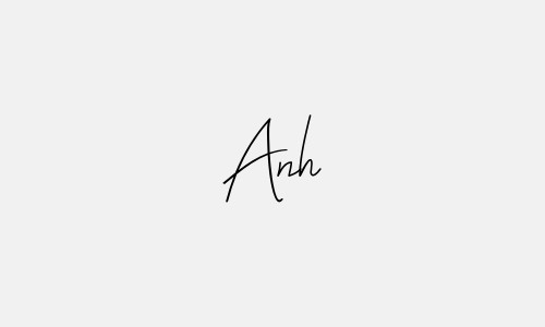 The Most Beautiful Signature for the Name Anh