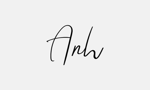 The Most Beautiful Signature for the Name Anh