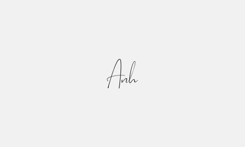 The Most Beautiful Signature for the Name Anh