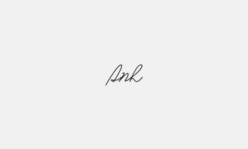 The Most Beautiful Signature for the Name Anh