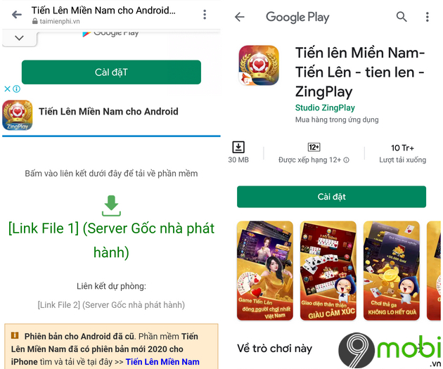 Explore Ways to Play Tien Len Mien Nam on Android and iPhone