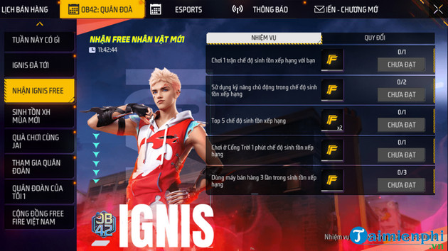 Fastest Way to Obtain Ignis Character for Free in Free Fire