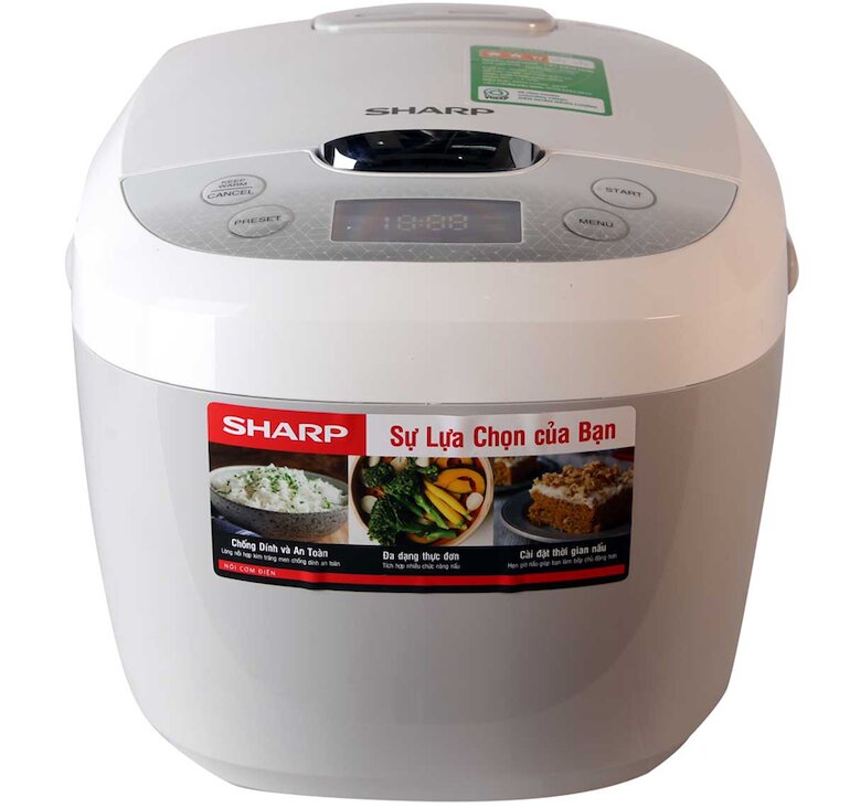 Detailed Information about Sharp KS-COM180EV-GY Electronic Rice Cooker ...