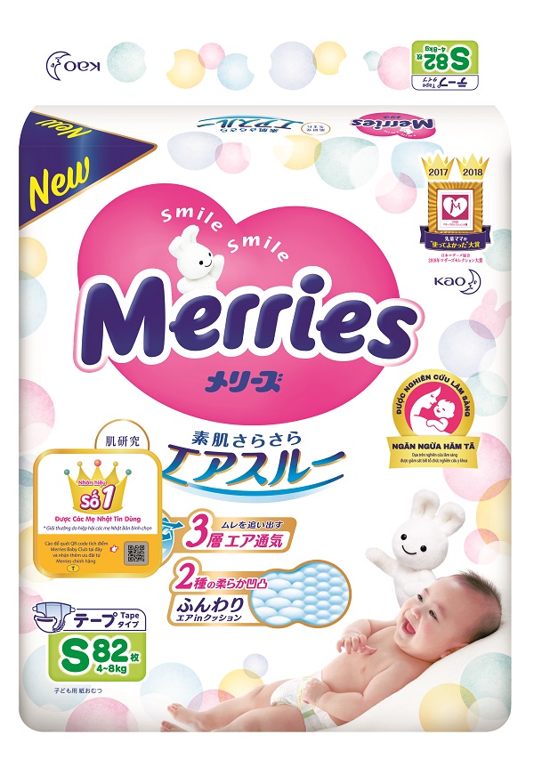 Merries Size S Diapers - Complete Diaper Pack for Your Baby