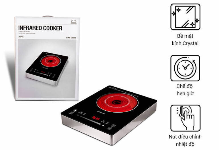 How much electricity does an infrared cooker consume in a month? Let's ...
