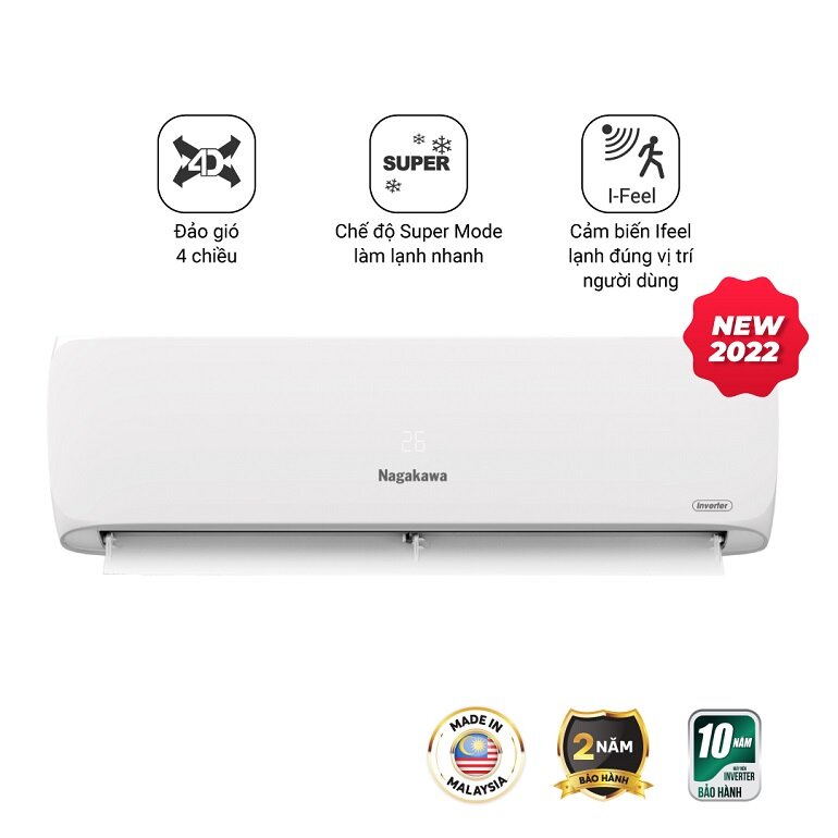 Top Reasons to Choose Nagakawa Inverter 9000 BTU 2-Way Air Conditioner ...