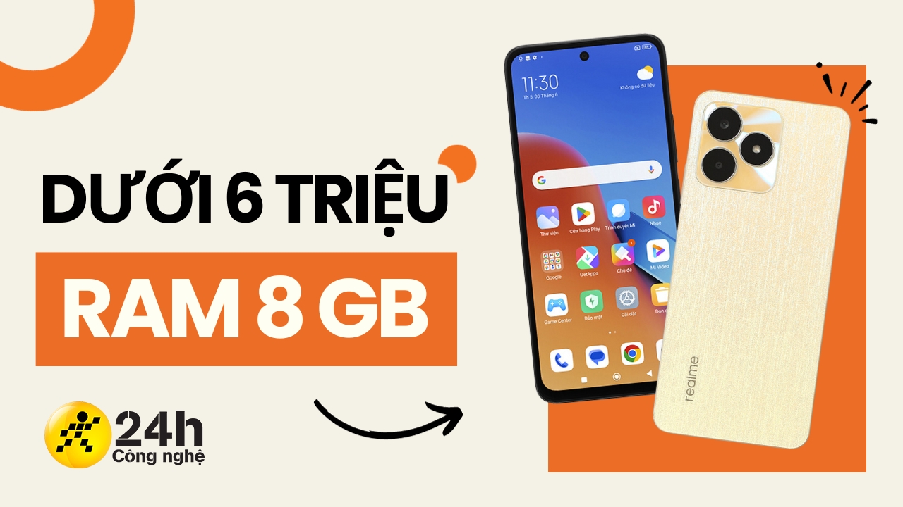 Top 4 Must-Buy 8GB RAM Phones Under 6 Million Exclusively at TGDĐ