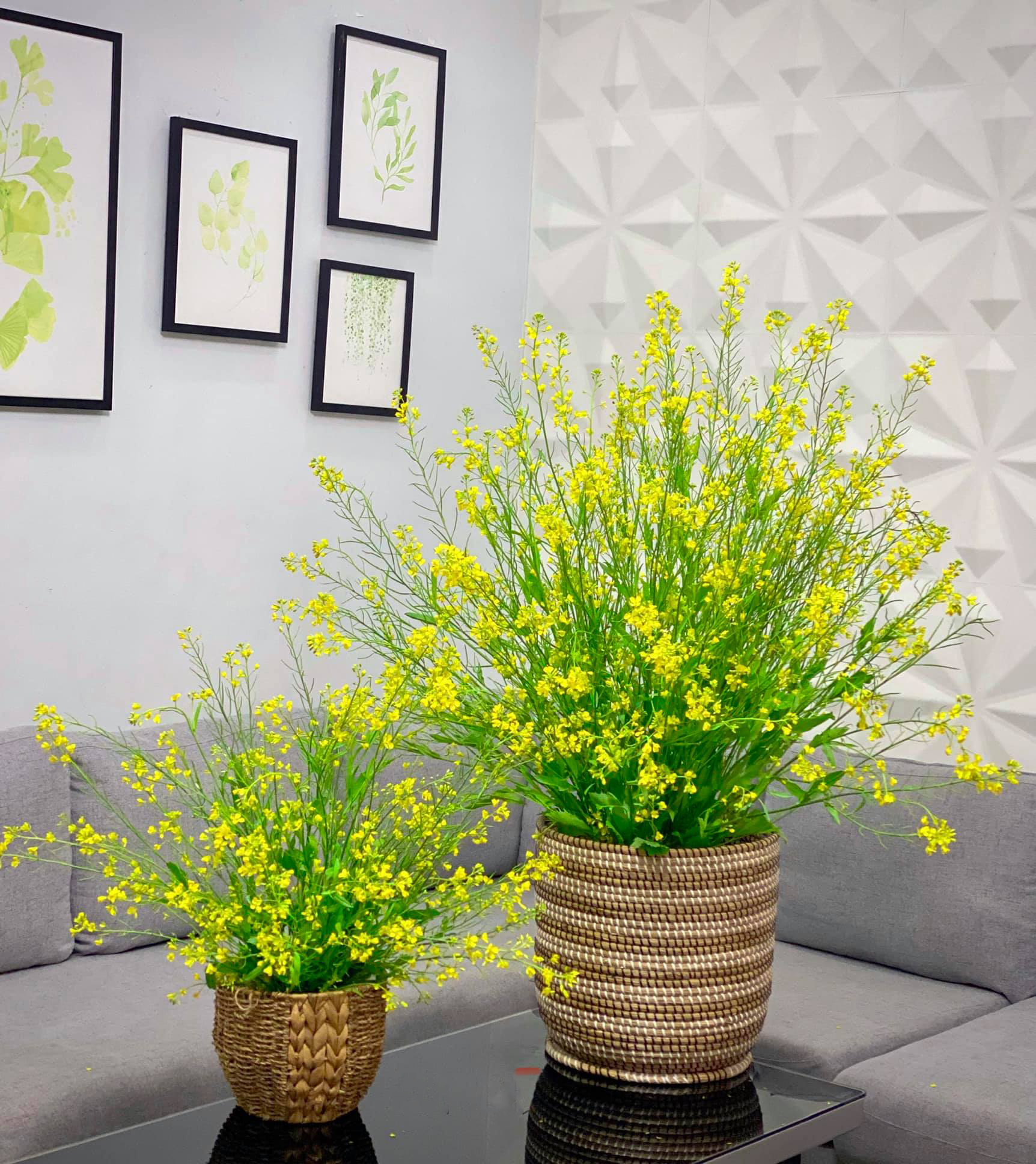 Unique and Unusual Tet Floral Arrangement featuring Mustard Flowers