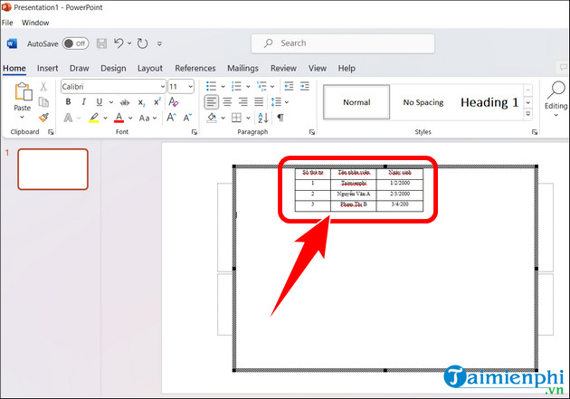 Effortless Technique to Transfer Tables from Word to PowerPoint While ...