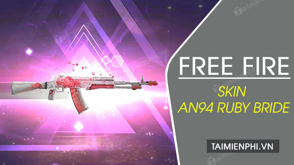 How to Get the AN94 Ruby Bride Skin in Free Fire