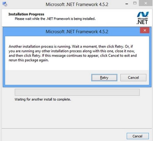 Fixing the 'Another installation process is running' error during .NET ...