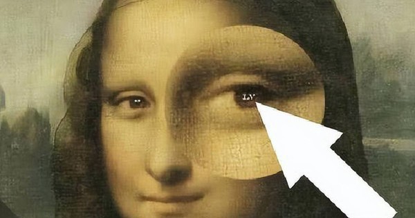 Zooming in on the painting 'Mona Lisa' by 30 times, future generations ...