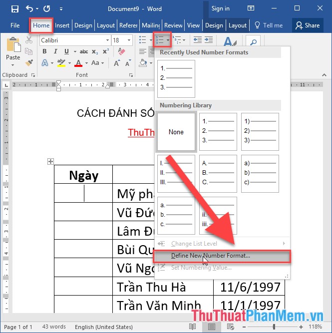 Crafting Sequential Numbers in Word