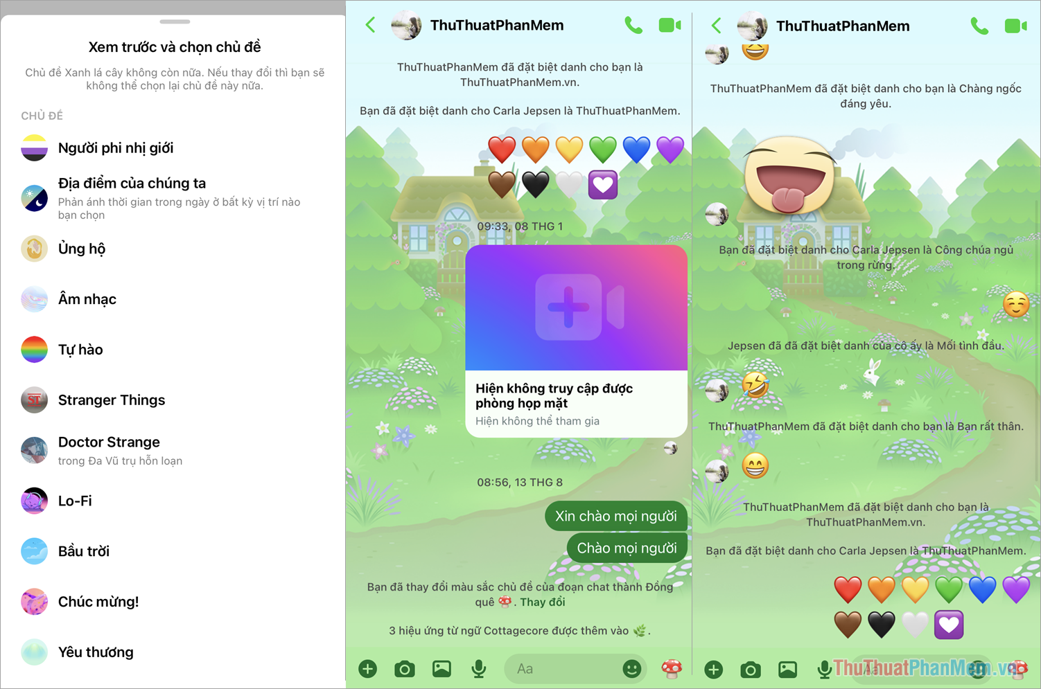 Changing the Messenger background on iPhone made easy