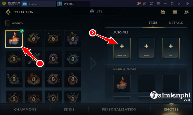 Guide on Using Emotes, expression icons in League of Legends: Wild Rift
