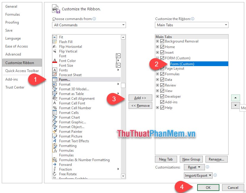 Creating Custom Forms For Data Entry In Excel