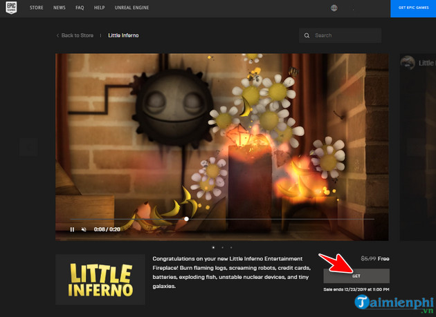 Guide to Claiming Little Inferno for Free on Epic Store