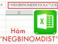 NEGBINOMDIST Function in Excel: Returns the negative binomial distribution.