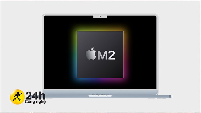 Admire the beauty of the MacBook Air M2 concept with vibrant and ...