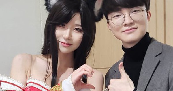 Having experienced Faker's cold indifference, the beautiful streamer ...