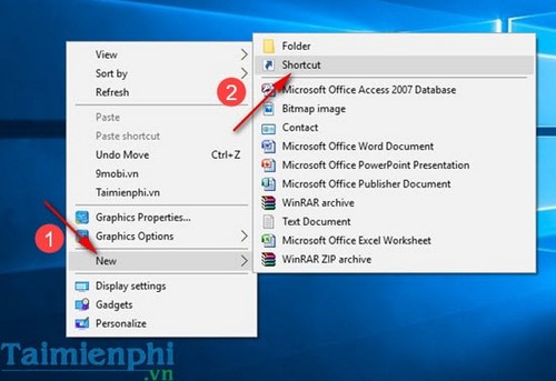 Create shortcuts for the Printer Queue on Windows 10