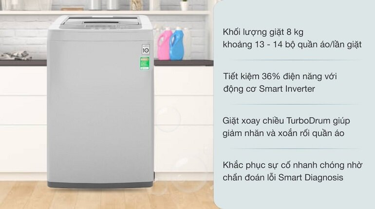 Comparison of LG Inverter 8 kg T2108VSPM2 and Sharp 8.2 kg ES-W82GV-H ...