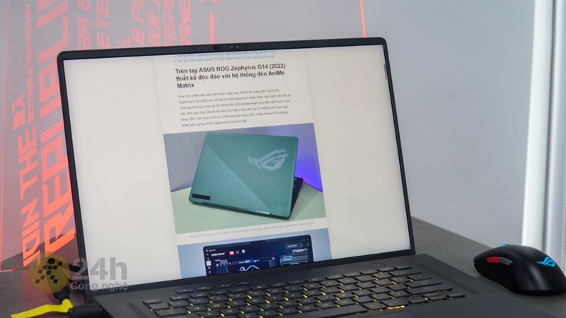 Hands-on with ASUS ROG Zephyrus M16 2023: Unique LED AniMe Matrix Display