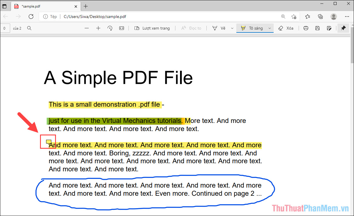 Editing, Marking, Annotating, and Underlining PDF Files with Microsoft Edge
