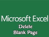How to remove blank pages in excel 2016, 2013, 2010, 2007, 2003