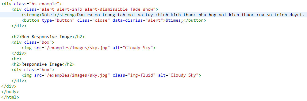 Images in Bootstrap: Structure and Implementation