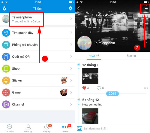 How to Change Heart Background on Zalo