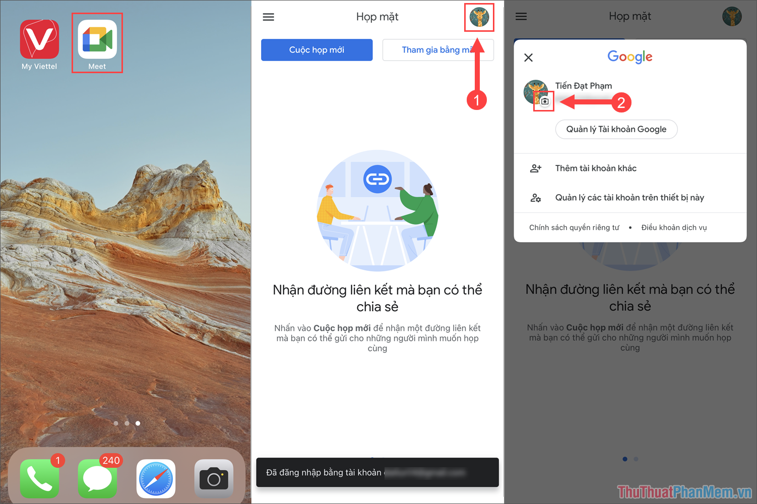 Changing Your Profile Picture on Google Meet