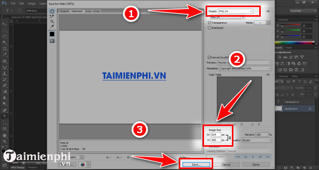 Guidelines for Saving High-Quality, Professional jpg and png Images in Photoshop