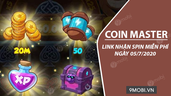 Free Coin Master Free Spin Link for 05/7/2020