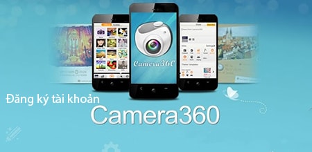 Register for Camera360 account on iPhone, Android