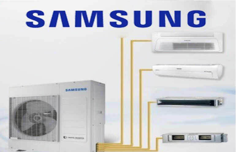 How many indoor units can the Samsung AJ080MCJ4EH air conditioner ...