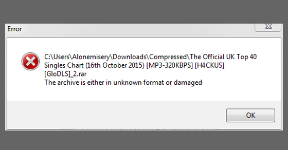 9 Methods to Resolve The Archive Is Either In Unknown Format Or Damaged Error