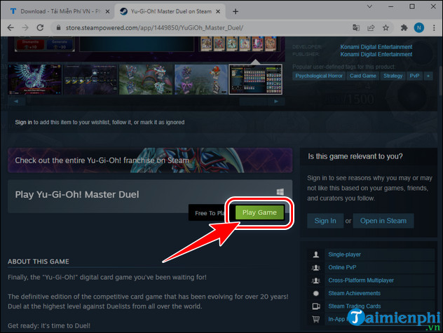 Guide to playing Yu-Gi-Oh! Master Duel on PC in Vietnam